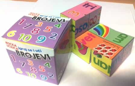 Edukativna kocka učilica - BROJEVI | Begen